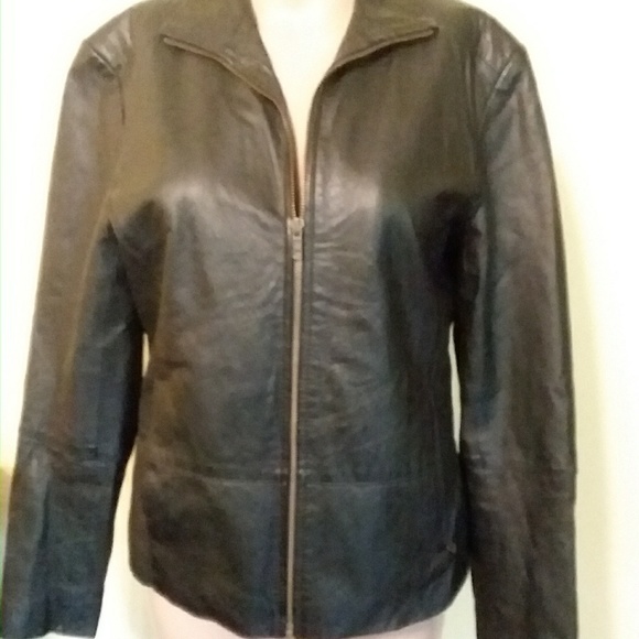 KC Collections | Jackets & Coats | Kc Collections Leather Jacket Size M ...
